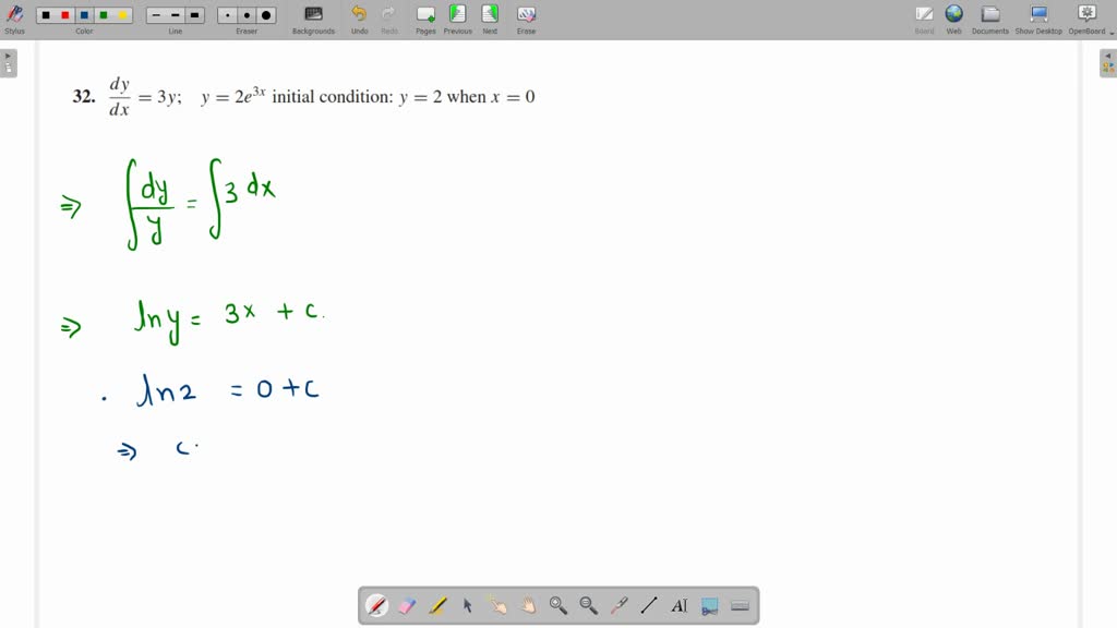 SOLVED:For each initial value problem, (a) Find the general solution of the differential ...