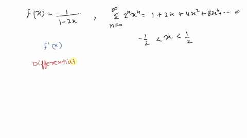 ⏩SOLVED:In Exercises 27-30, use the series and the function f(x ...
