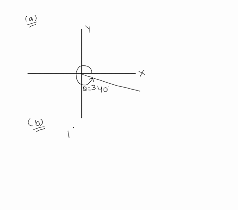 For each of the following angles a. draw the angle in standard position ...