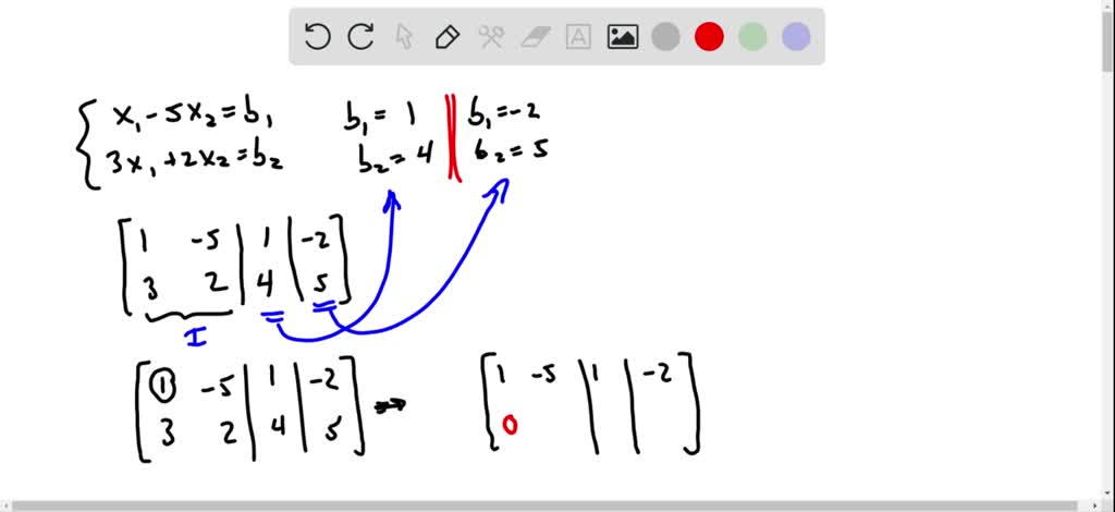 SOLVED Solve The Linear Systems Together By Reducing The Appropriate 