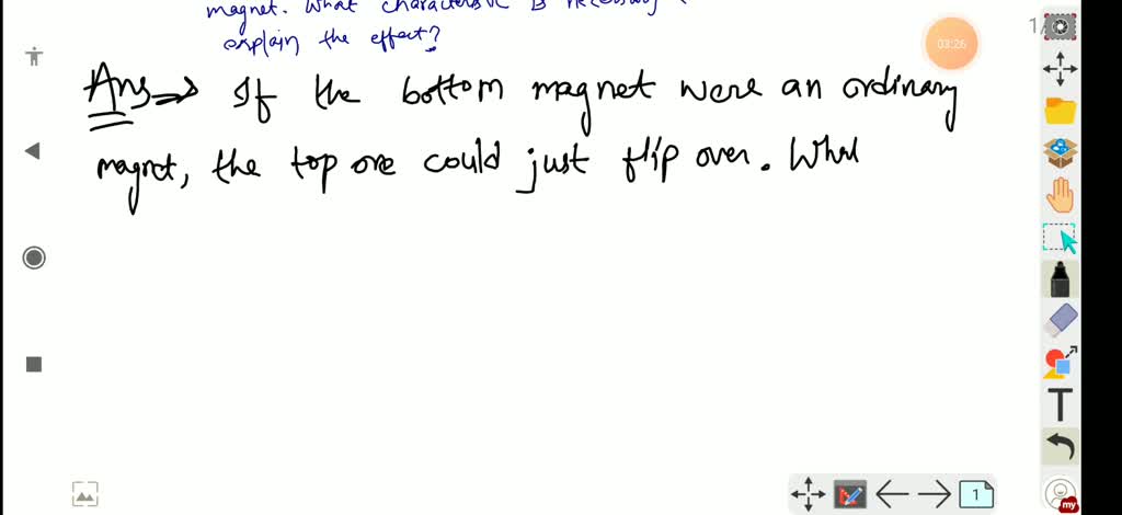 ⏩SOLVED:The "floating magnet trick" is shown in Figure 10.50 . If ...