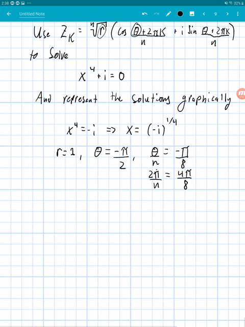 SOLVED:Finding the n th Roots of a Complex Number \operatorname{In} Exercises 81-96,( a) use the ...