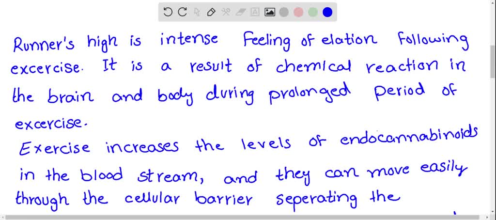⏩SOLVED:Give a biochemical explanation of the "runner's high." | Numerade