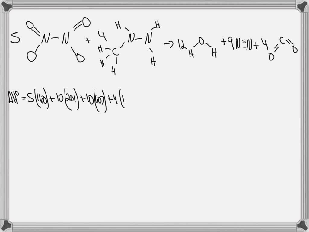 SOLVED:The space shuttle orbiter utilizes the oxidation of methyl ...