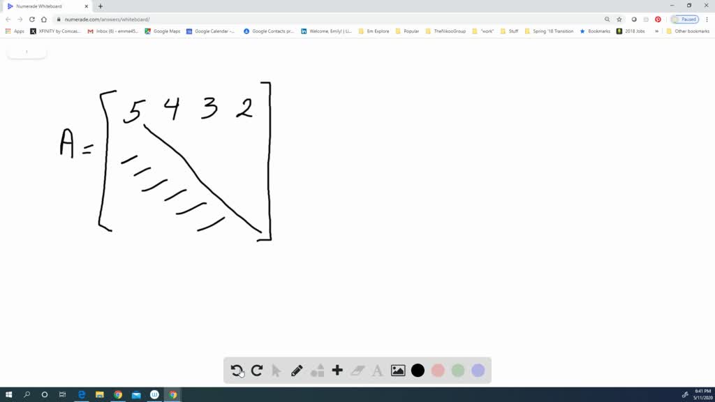 SOLVED:Give an example of a matrix of the specified form. (In some cases, many examples may be ...