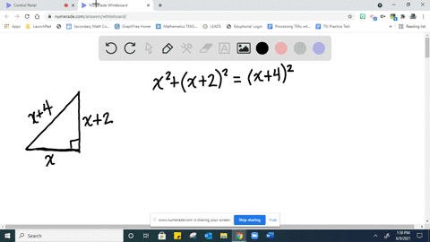 SOLVED: The lengths of the three sides of a right triangle are consecutive even integers. Find ...