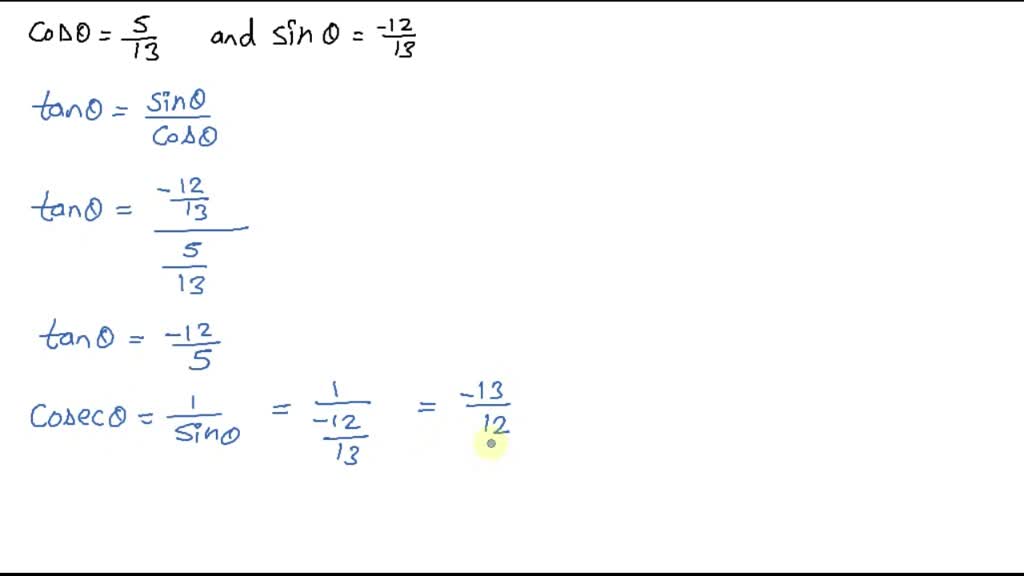 SOLVED:In Exercises 57 and 58 , use the given values to find (if ... SOLVED:In Exercises 57 and 58 , use the given values to find (if ...