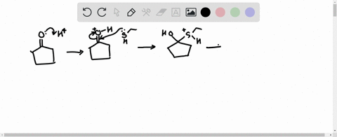 SOLVED:Aldehydes and ketones react with thiols to yield thioacetals just as they react with ...