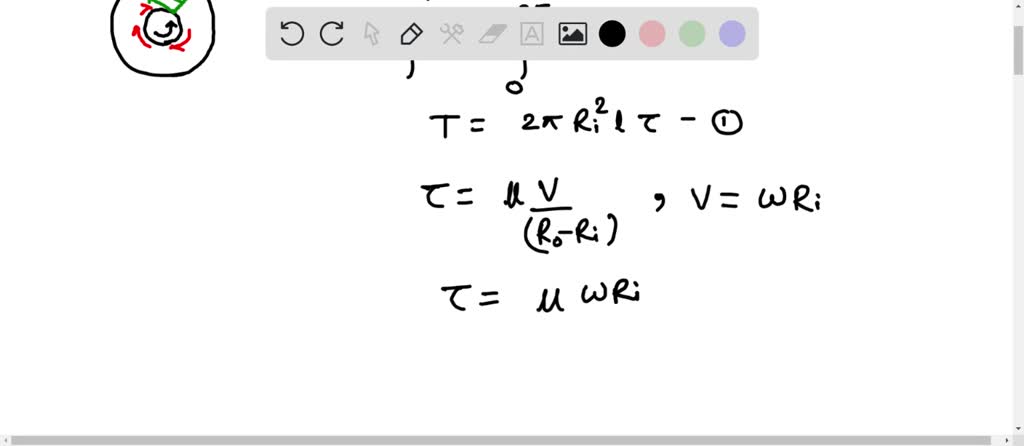 SOLVED:The space between two 6 -in.-long concentric cylinders is filled with glycerin (viscosity ...
