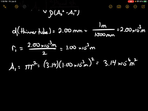 SOLVED: Air at 20^∘ C flows through the tube shown in Figure P 13.66 ...