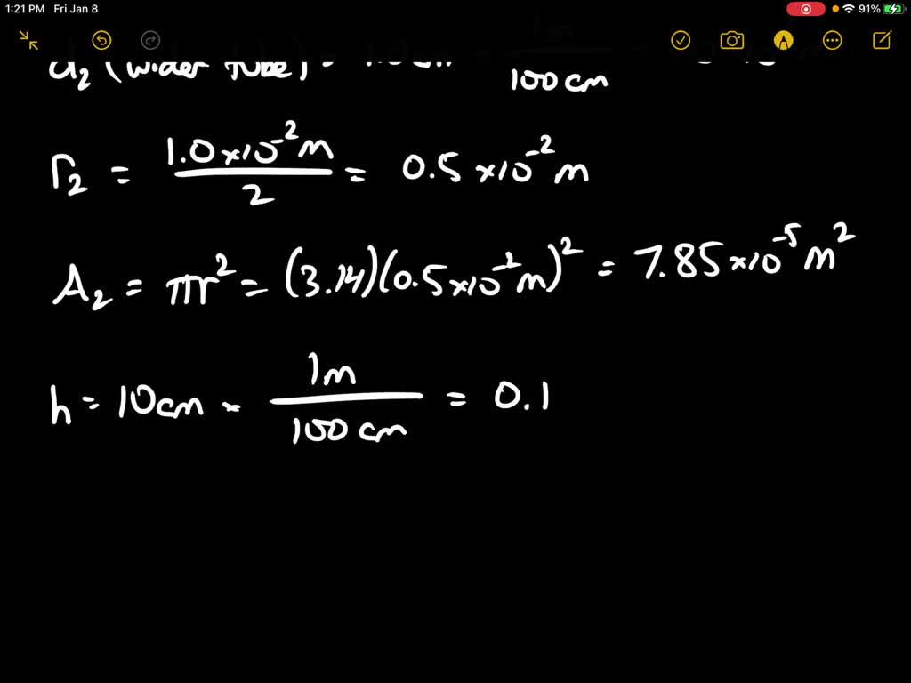SOLVED:Air at 20^∘ C flows through the tube shown in Figure P 13.66 ...