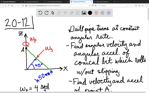 ⏩SOLVED:The drill pipe P turns at a constant angular rate ωP=4… | Numerade