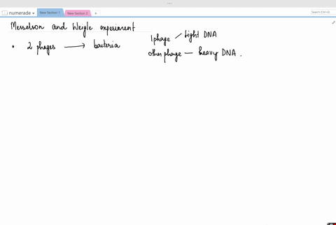 SOLVED:How did Messelson and Weigle demonstrate recombination?