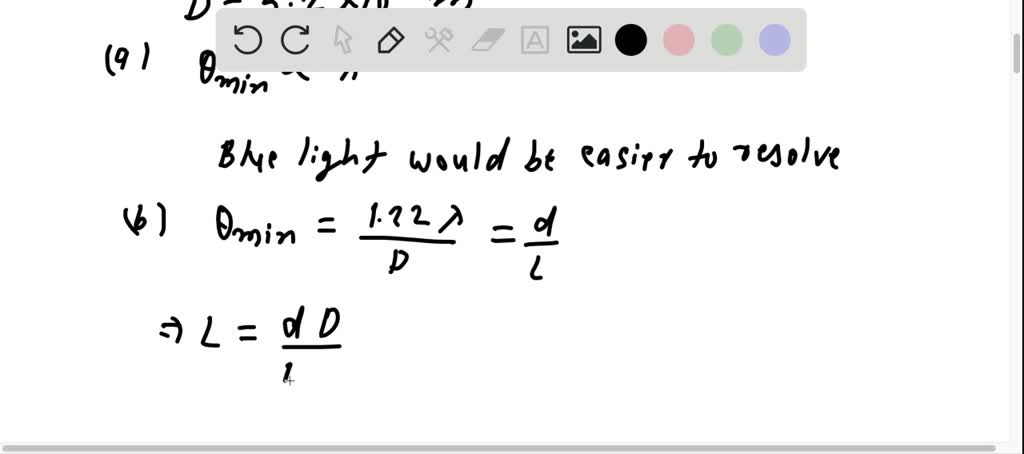 ⏩SOLVED:You may use the Rayleigh criterion for the limiting angle of ...