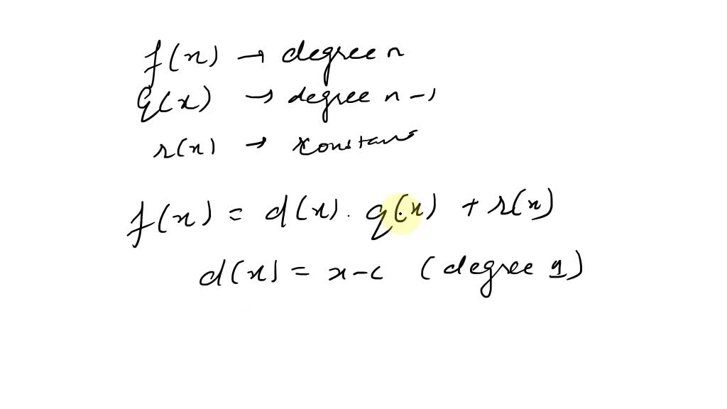 SOLVED Critical Thinking Explain Why A Polynomial Of Degree N Divided SOLVED Critical Thinking Explain Why A Polynomial Of Degree N Divided