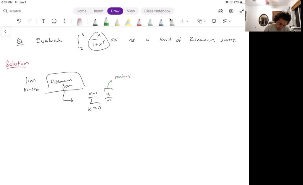 Exprese la integral como un límite de sumas de Riemann. No evalúe el ...