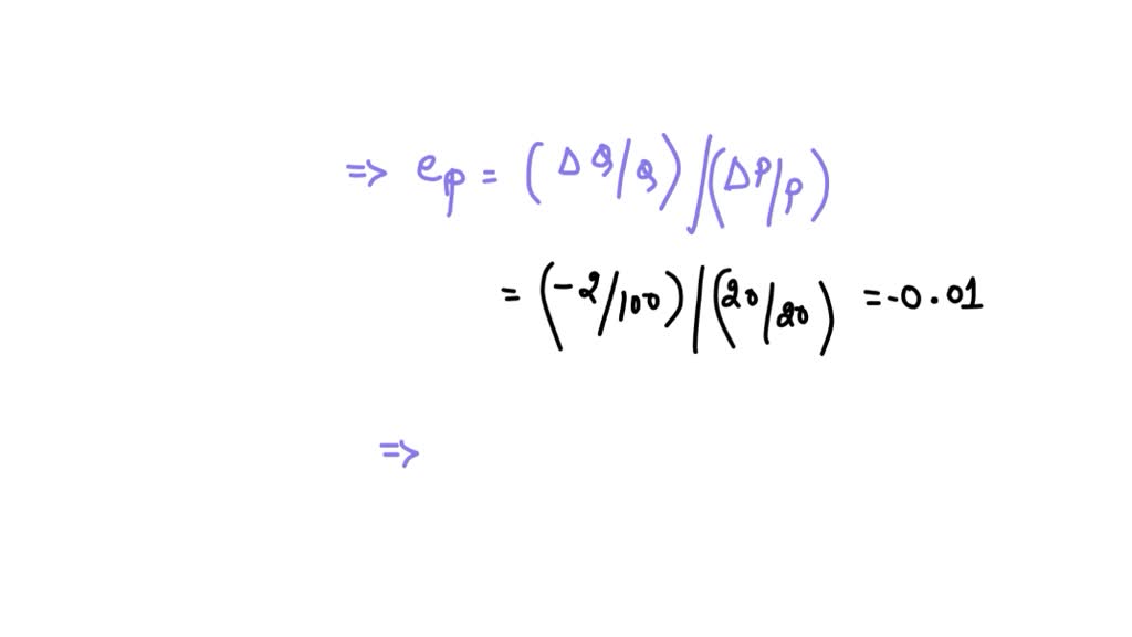⏩SOLVED:Given Q=100-2 P+0.02 Y, where Q is quantity demanded, P is… | Numerade