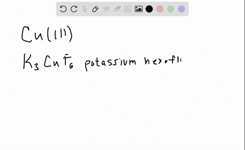 ⏩SOLVED:Copper is also known to exist in +3 oxidation state. which ...