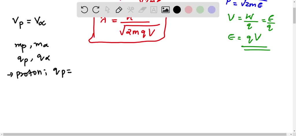 SOLVED:A proton and an α-particle are accelerated through the same potential difference. The ...