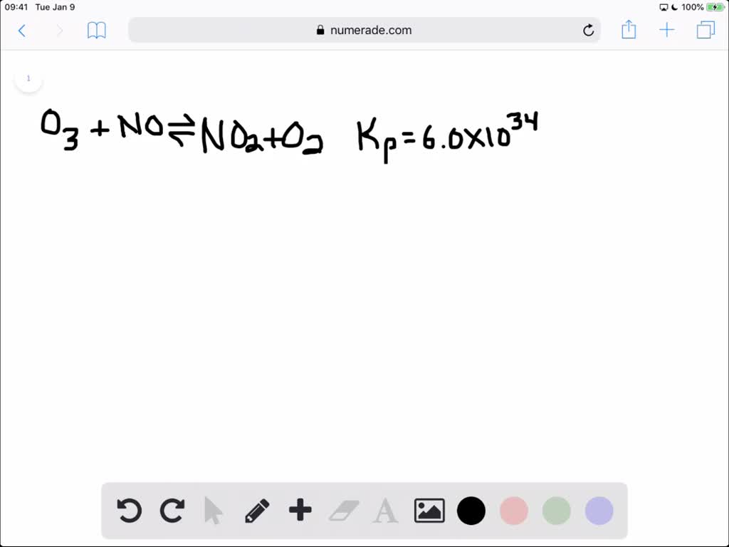 SOLVED:One of the important reactions in the formation of smog is ...