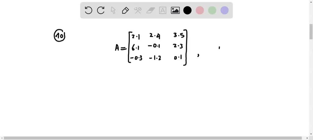 SOLVED:Use technology to find the inverse of the given matrix (when it exists). Round all ...