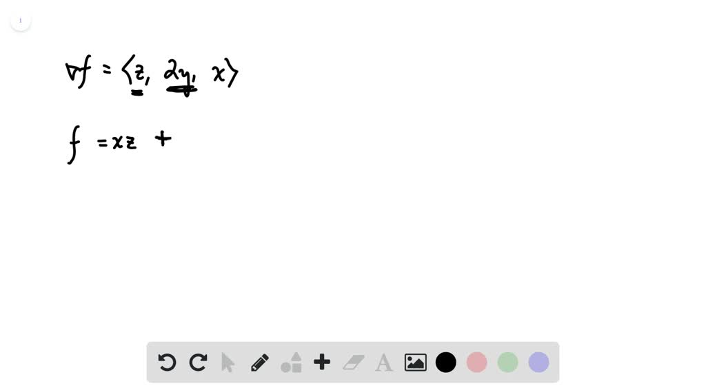 SOLVED Find A Function F x Y Z Such That f Z 2 Y X