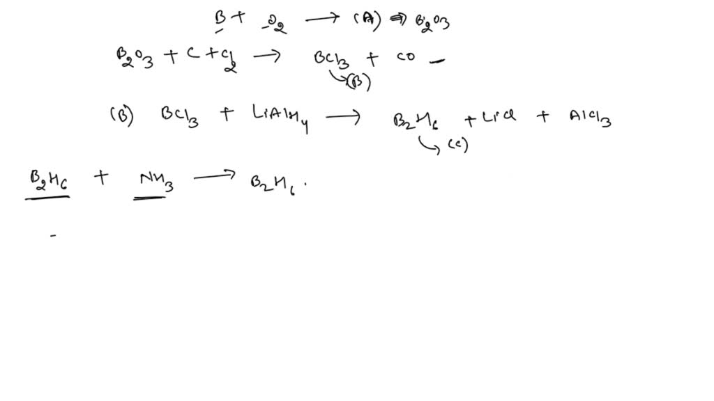 SOLVED:Compound (E) is (a) Borazon (b) Boron nitride (c) Borasolc (cl ...