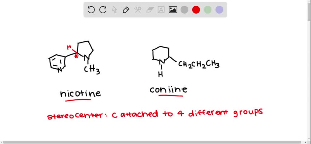 (Chemical Connections 15 B ) Identify all stereocenters in coniine and ...