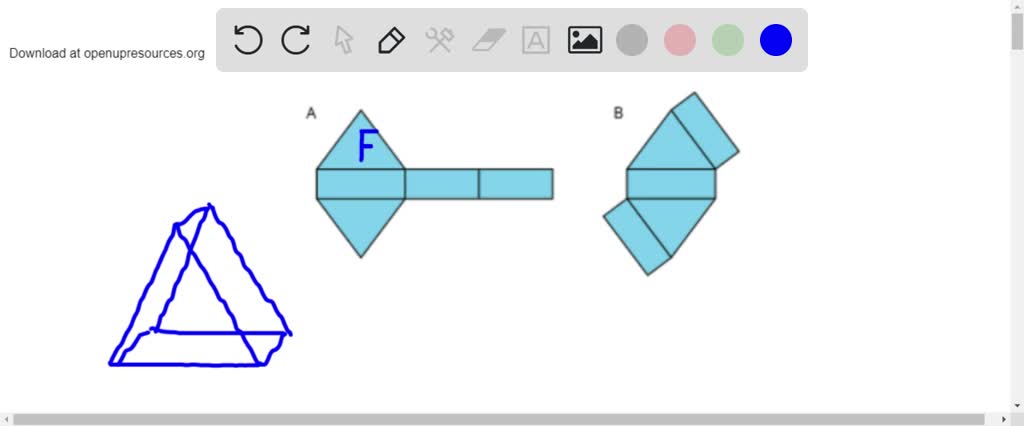 ⏩SOLVED:Here are two nets. Mai said that both nets can be assembled ...