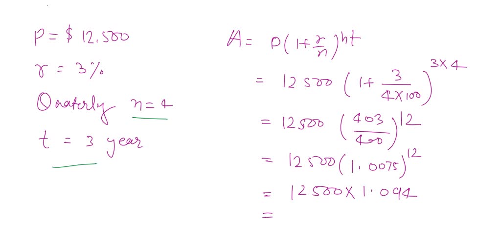 Use the compound-interest formula to find the account balance A with ...