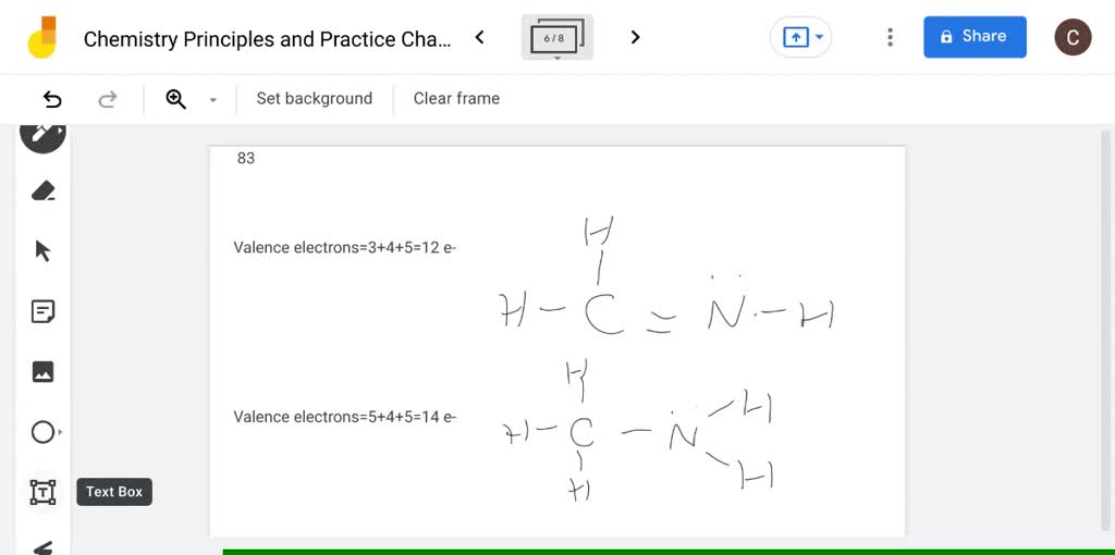 SOLVED:Write the Lewis structures of H2 CNH and H3 CNH2. Predict which ...