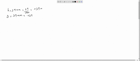 The standard kilogram is a platinum-iridium cylinder 39.0 mm in height ...