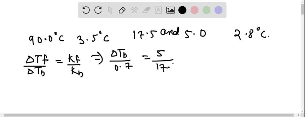 The difference between the boiling point and the freezing point of ...