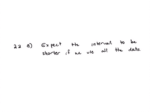 SOLVED:Refer to the previous two exercises. We did not report the sample size for the 2000 study ...