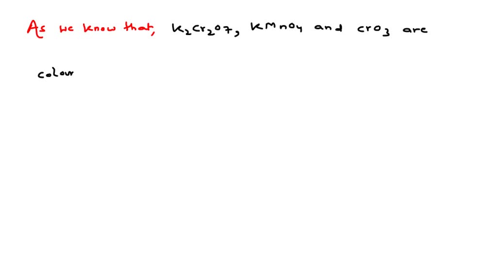 SOLVED: Which compound is coloured due to charge transfer spectra and ...