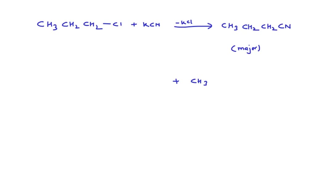 SOLVED:Propyl cyanide may be prepared by heating (a) propyl alcohol ...