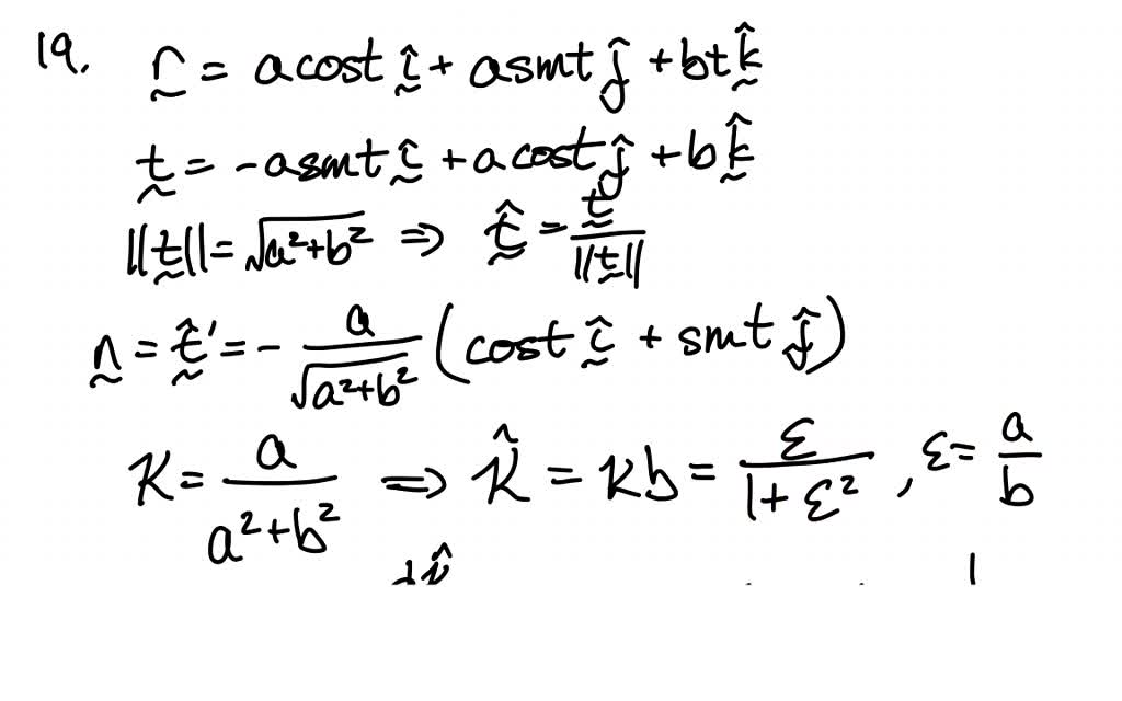 SOLVED Maximizing The Curvature Of A Helix In Example 5 We Found The solved-maximizing-the-curvature-of-a-helix-in-example-5-we-found-the
