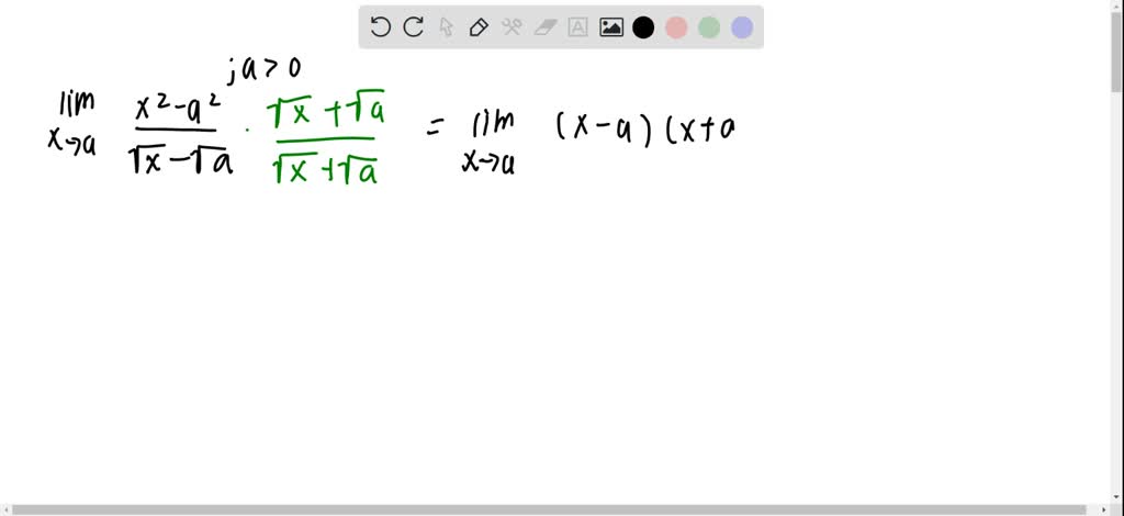 SOLVED:Evaluate the following limits, where a and b are fixed real ...