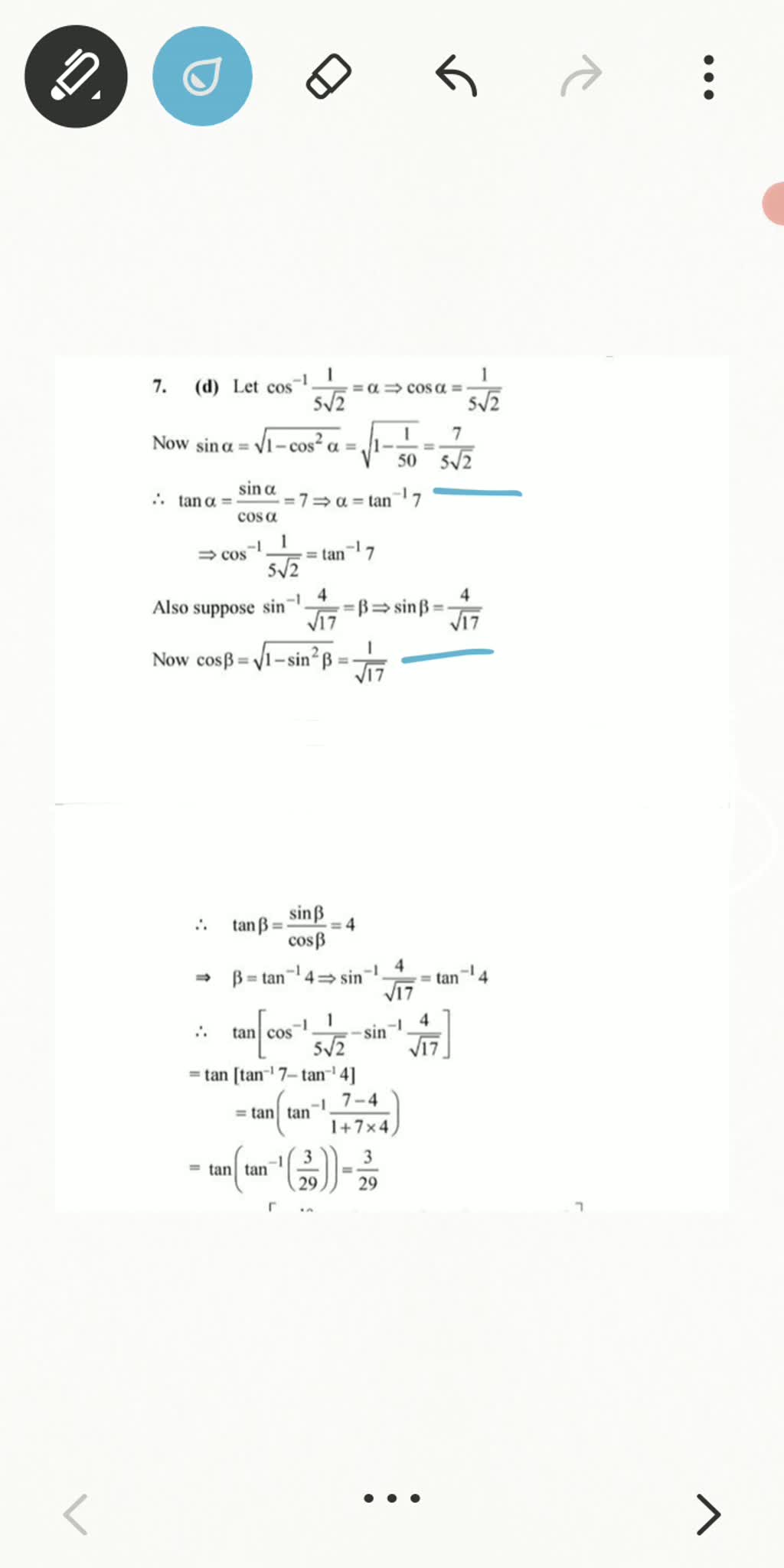 SOLVED If We Consider Only The Principle Values Of The Inverse SOLVED If We Consider Only The Principle Values Of The Inverse