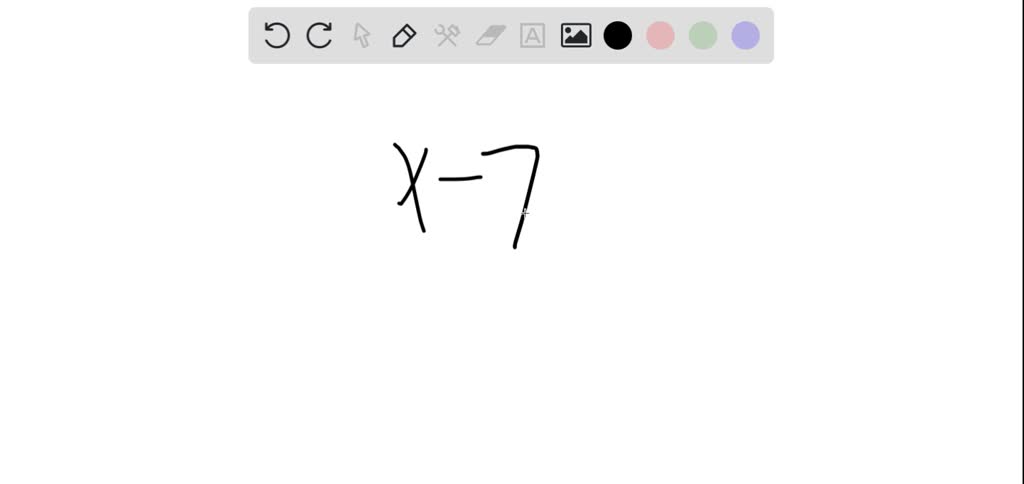 Seven Subtracted From A Number Numerade