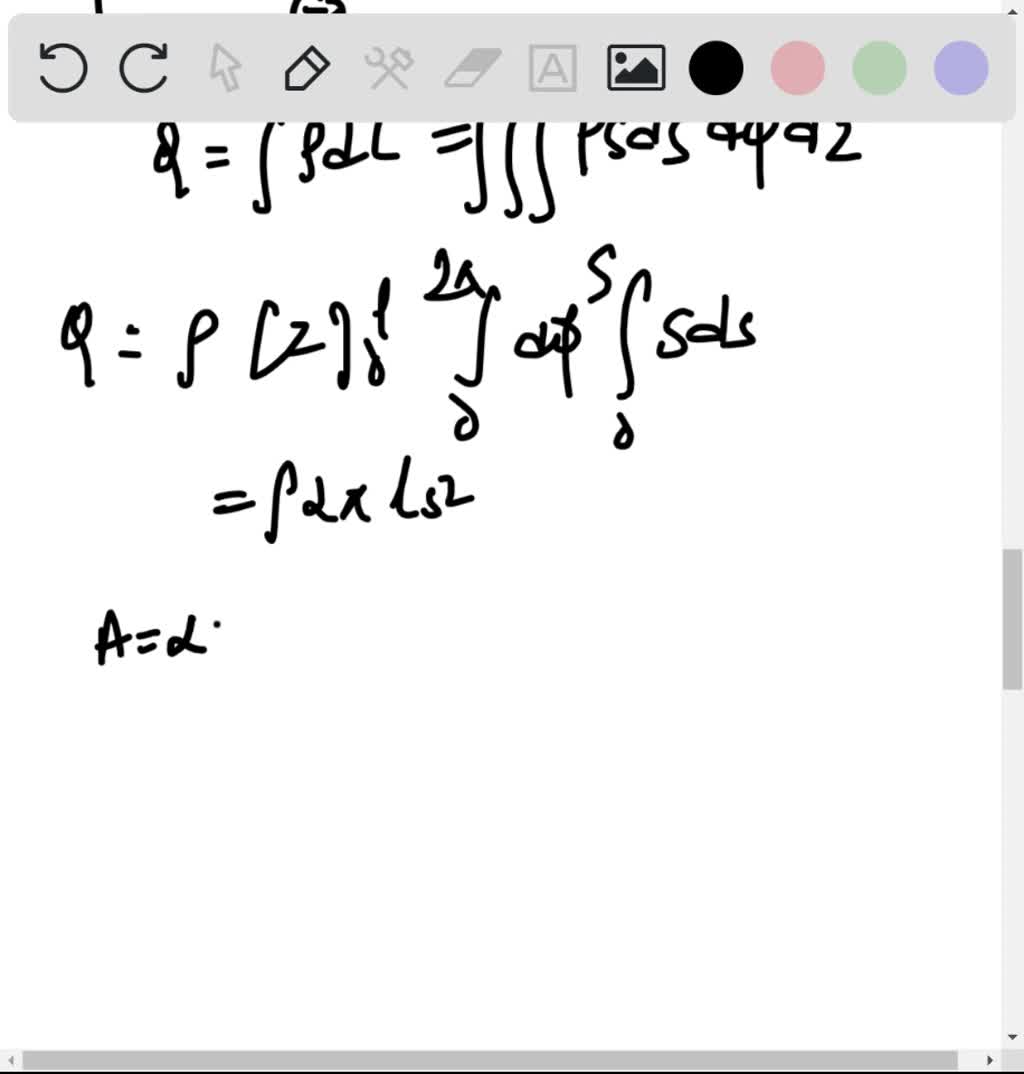 SOLVED: A very long cylinder, of radius a, carries a uniform ...