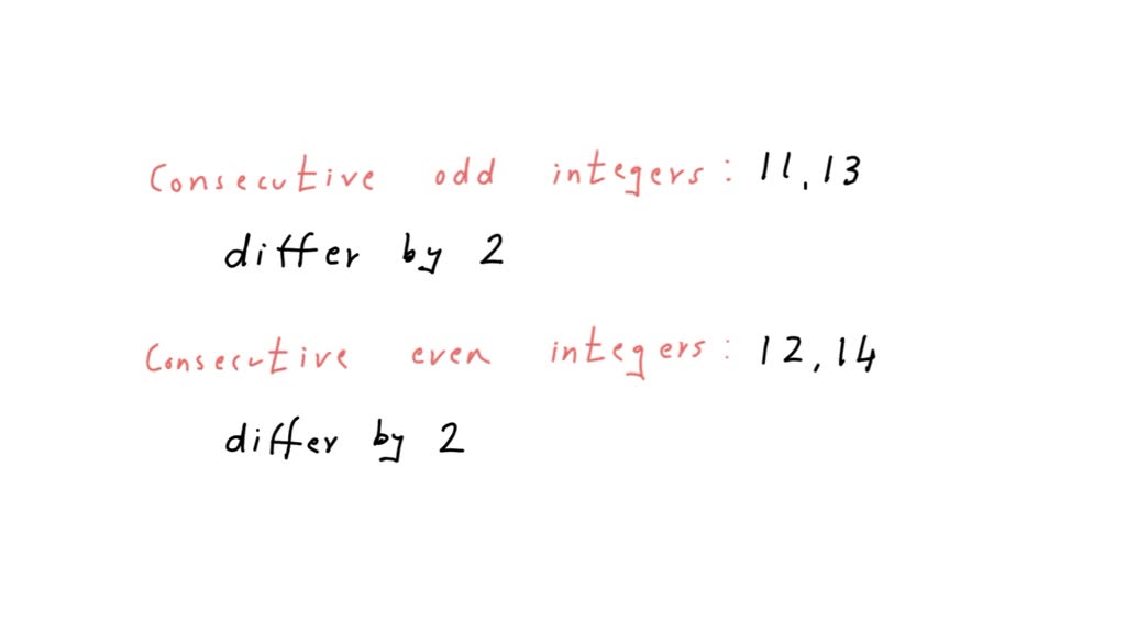 SOLVED:The difference of any even integer minus any odd integer is odd.