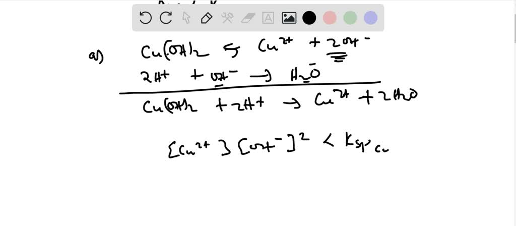 SOLVED:Explain, by writing appropriate equations, how the following ...