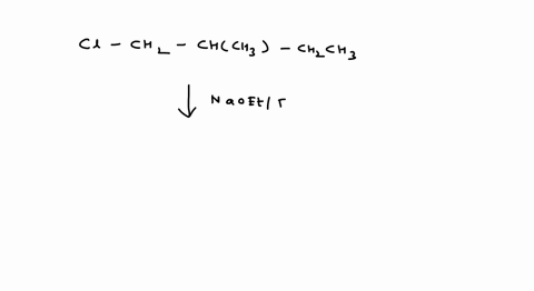 SOLVED:When menthyl chloride reacts with sodium ethoxide in ethanol ...