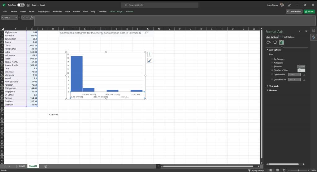 SOLVED: Use the information below to construct a stepgraph of the six ...