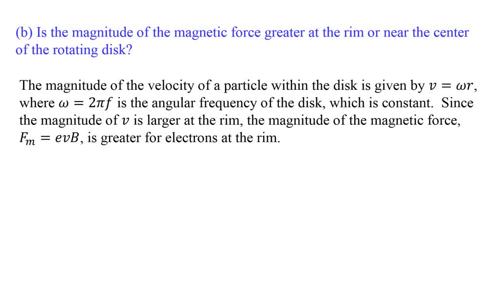 ⏩SOLVED:Figure 28-56 shows a homopolar generator, which has a solid ...