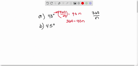 SOLVED:Find the measure of each interior angle of a regular polygon ...