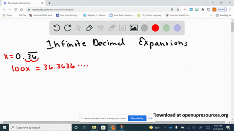 ⏩SOLVED:Summary Lesson: Infinite Decimal Expansions | Numerade