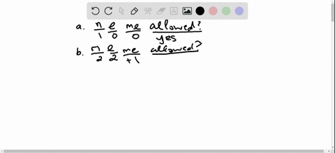 SOLVED:Are the following combinations allowed? If not, show two ways to correct them: \begin ...