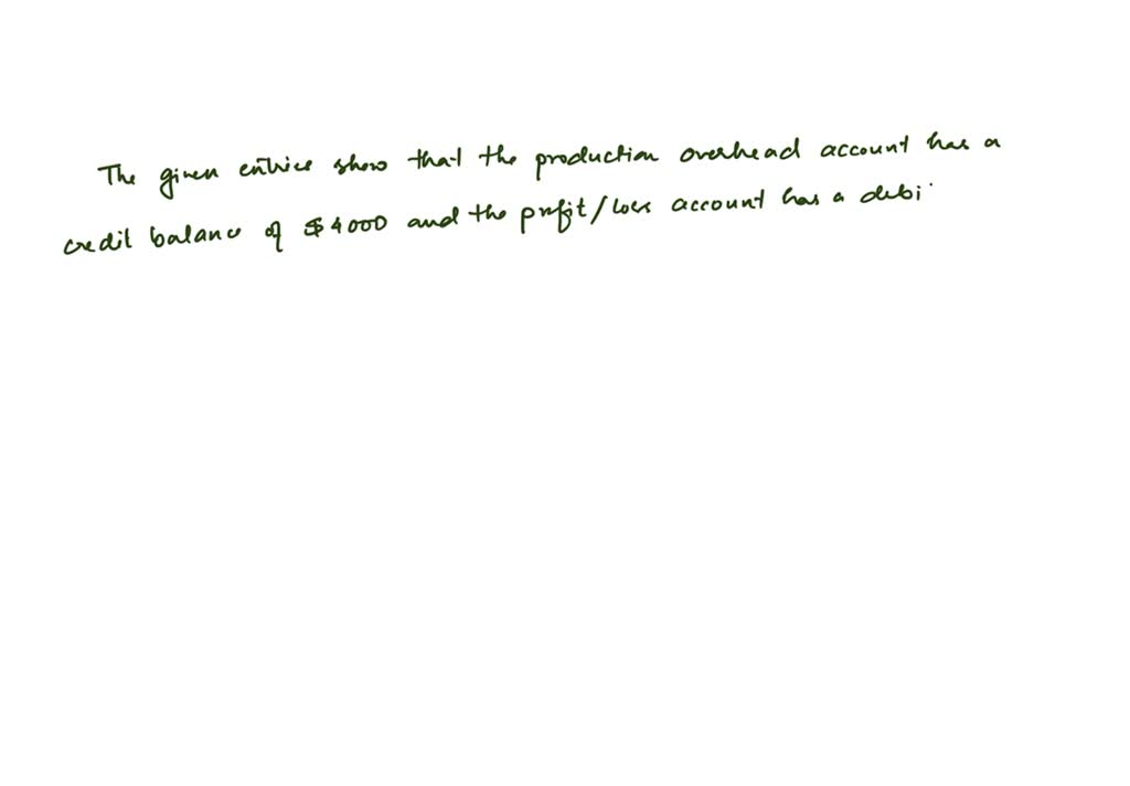 ⏩solved A Company Uses A Blanket Overhead Absorption Rate Of 5 Per